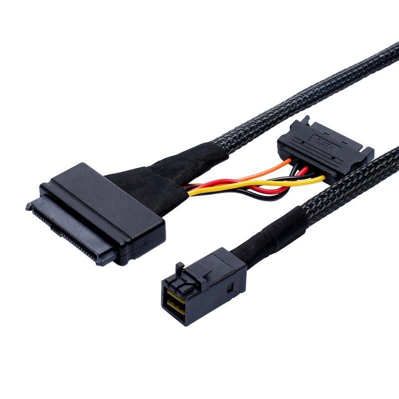 1M HD Mini-SAS (SFF-8643) to U.2 (SFF-8639) Cable ... – Grandado