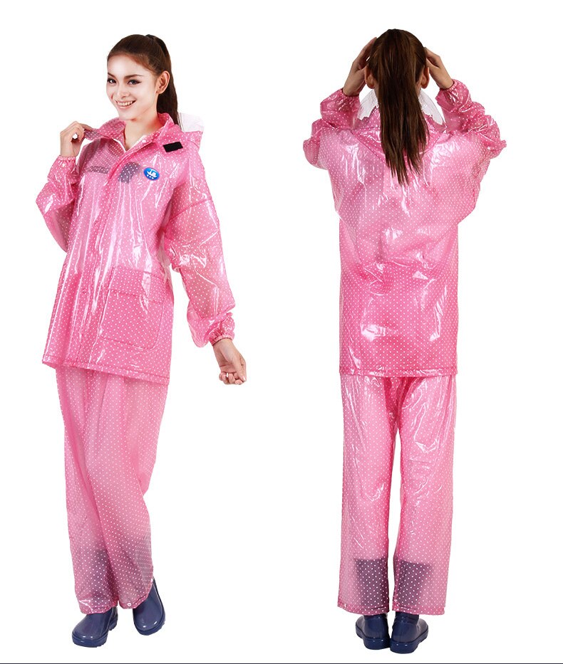 Plastic Waterproof Rainwear Wet Weather Gear Women... – Grandado