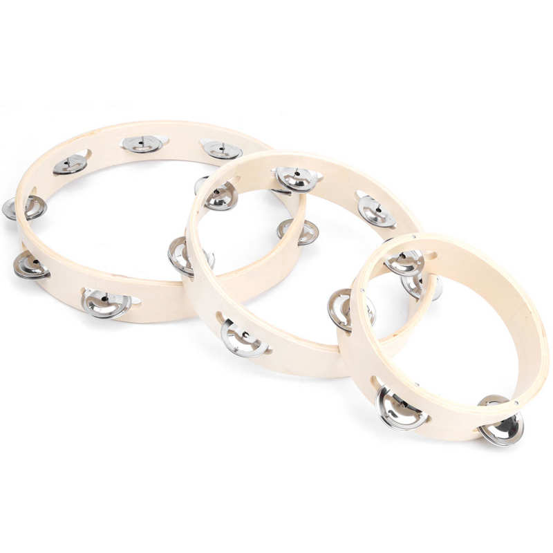 Orff Instrument Musical Tambourine Musical Hand Ro... – Vicedeal