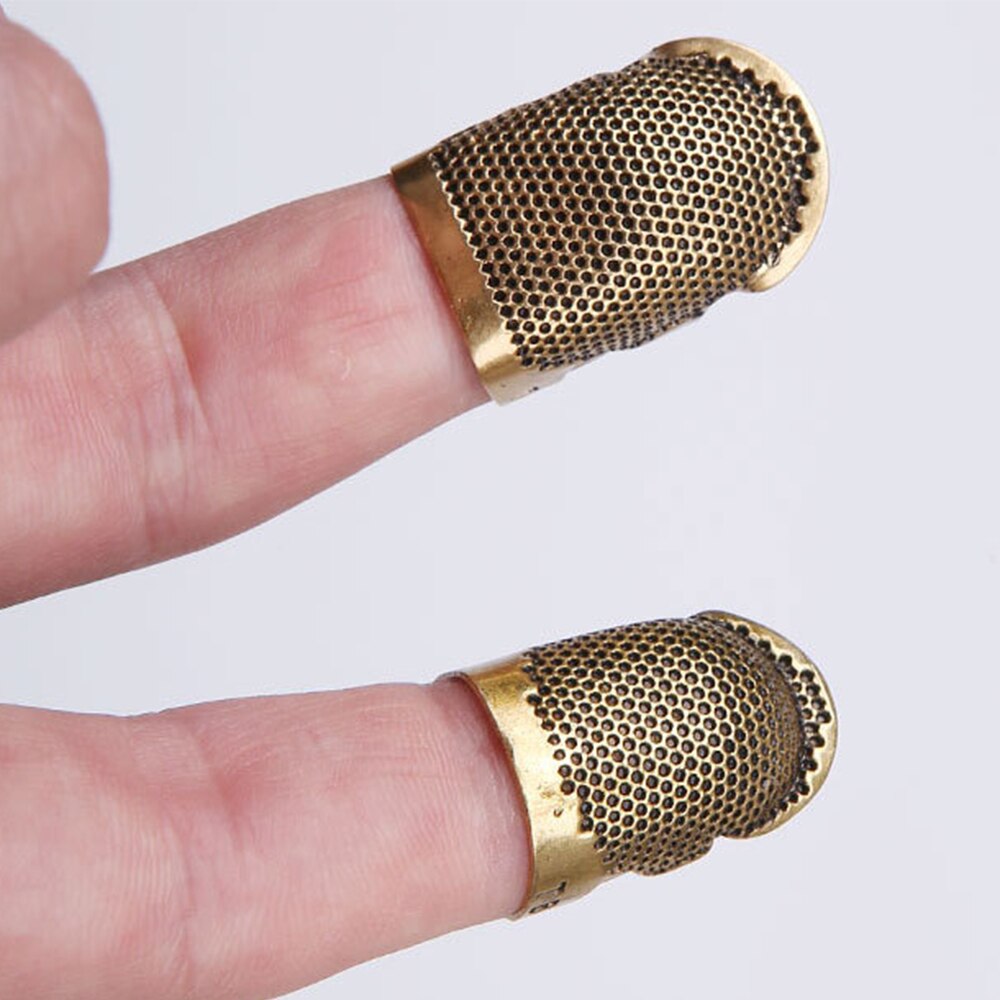 Metall retro sömnad fingerborg nålar finger vintag... – Grandado