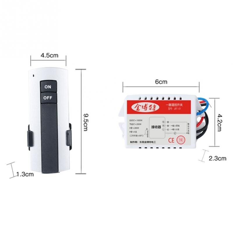 Wireless 200V-240V LED Ceiling Lamp ON/OFF Relay S... – Grandado