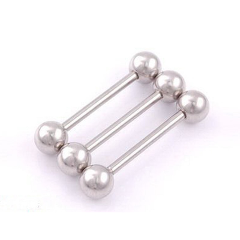 Lip Ring Bars Labret Piercing 1PC Steel Ball 14G S... – Grandado