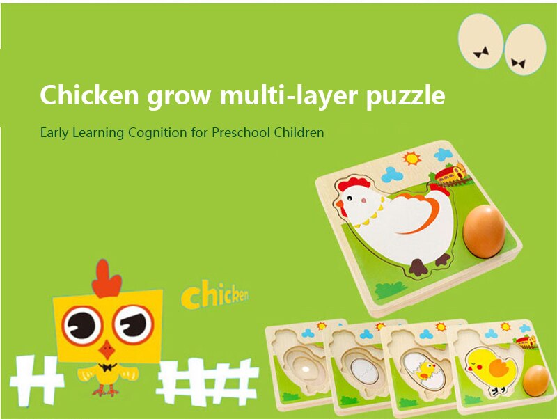 Chick Grow Hens Laying Eggs Jigsaw Puzzle Cartoon ... – Grandado