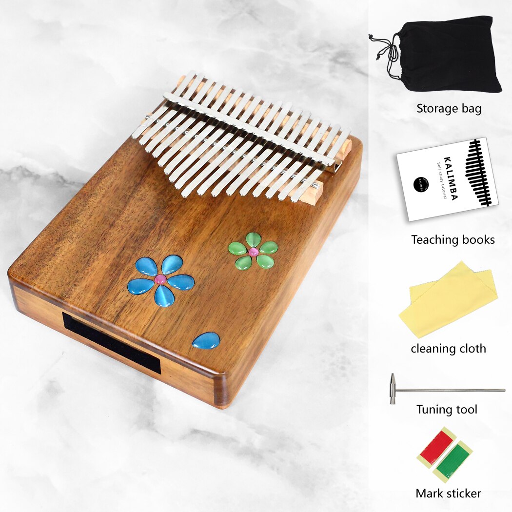 PURM Kalimba Thumb Piano 17 Keys with mahogany Woo... – Grandado