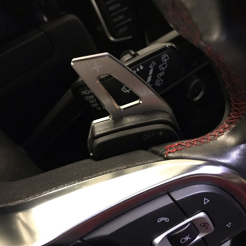 2 stk bil ratt skift paddle shifter forlenget for vw golf gti r gtd gte ...