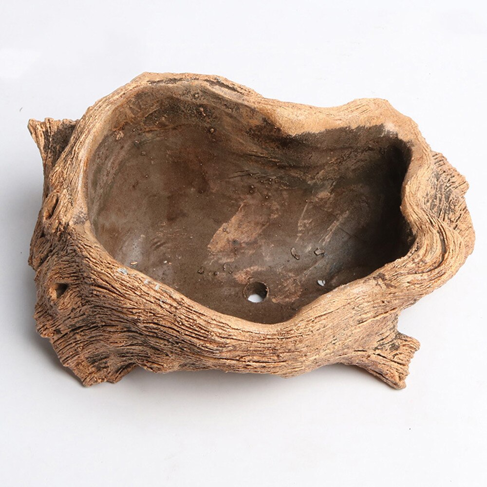 Creatieve Hout Dubbele Cilinder Boom Wortel Hout S... – Grandado