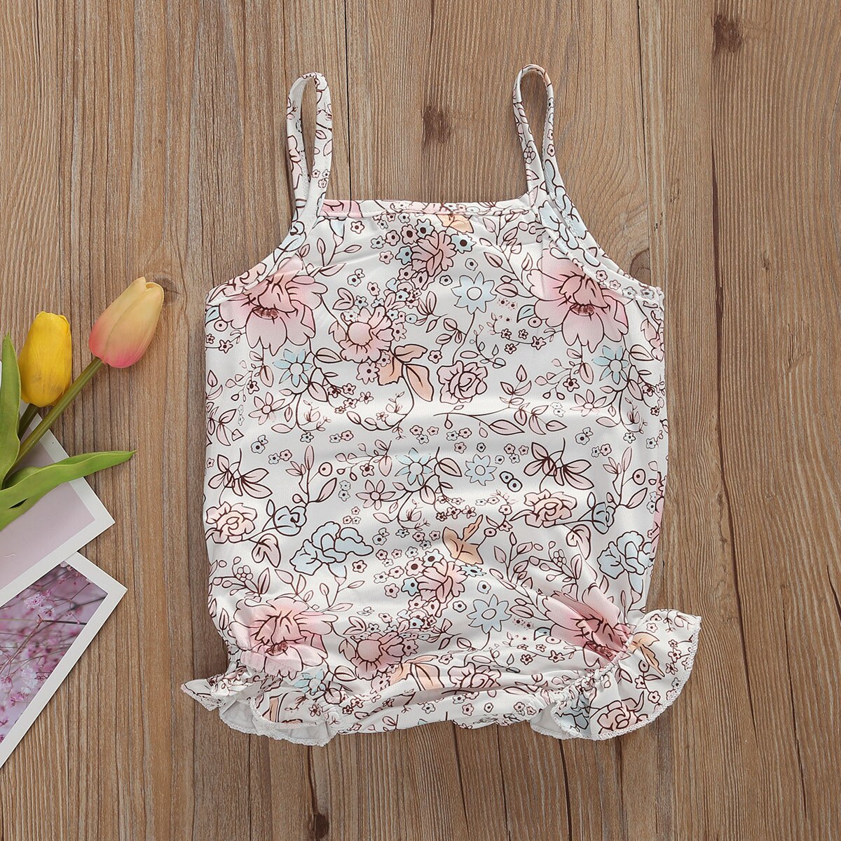 Pudcoco Newborn Baby Girl Clothes Summer Sling Ruf... – Grandado