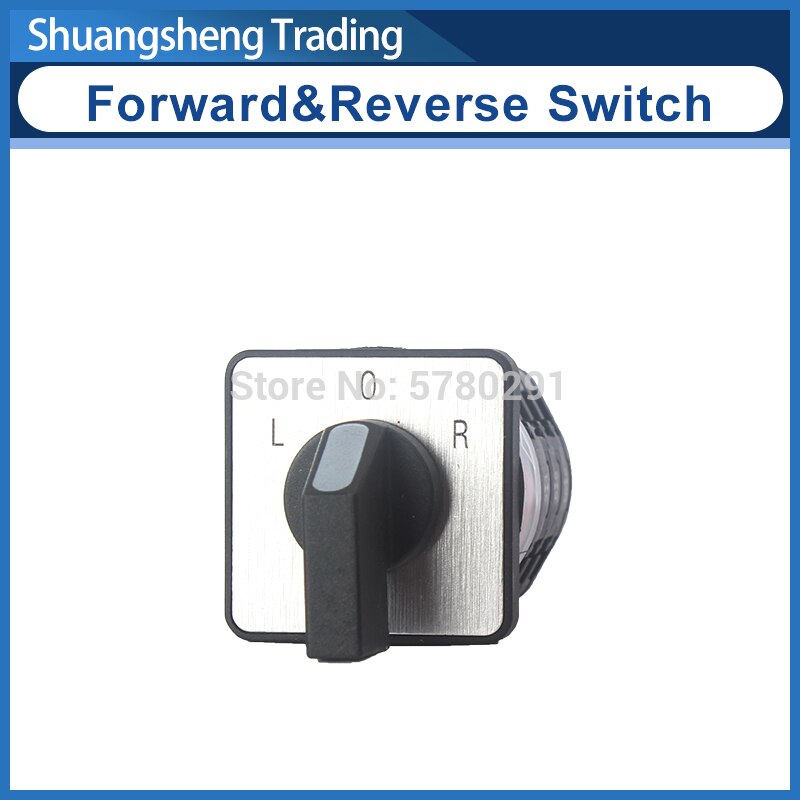 Changeover switch ZH-A EN61058 motor reversing swi... – Grandado