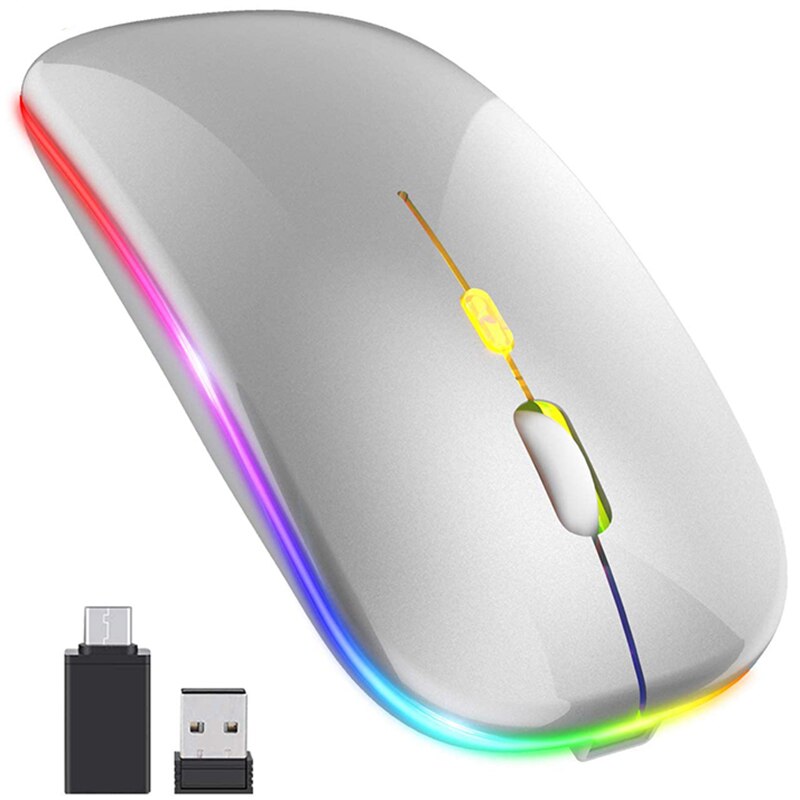 [Upgrade] LED Wireless Mouse, Mobile Optical Offic... – Vicedeal