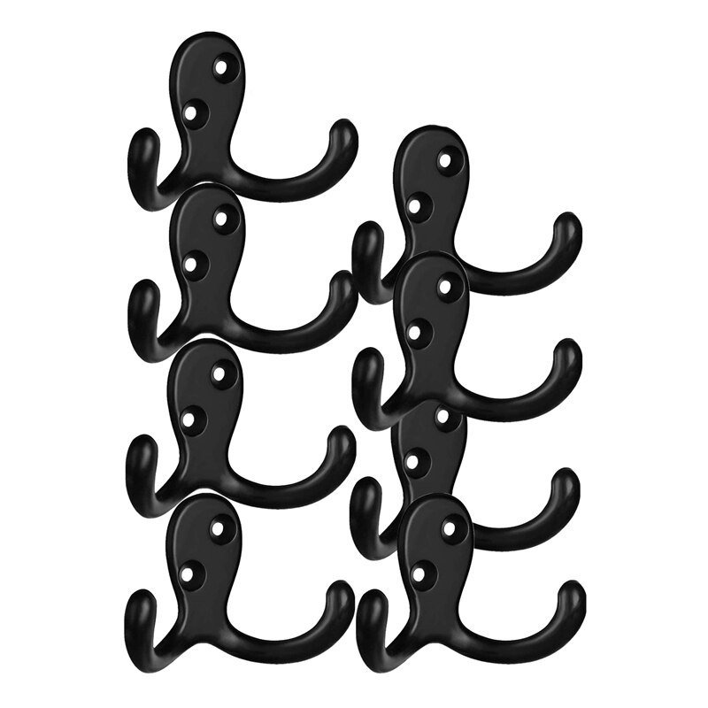 14 Packs of Heavy-Duty Double Fork Coat Hooks with... – Grandado