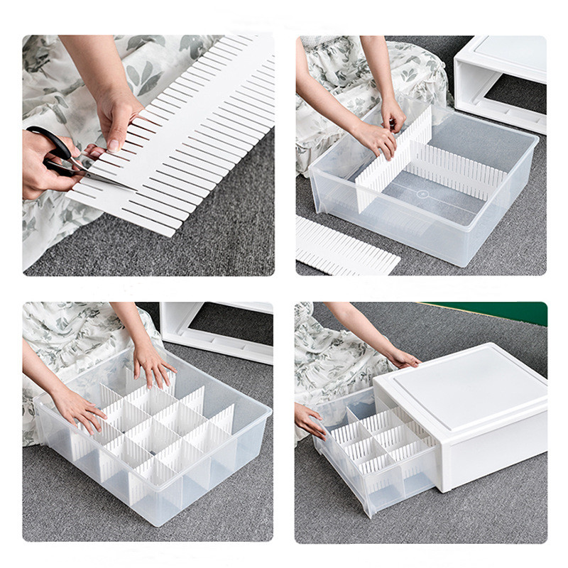 Drawer Plastic Divider Free Combination Arbitrary ... – Grandado
