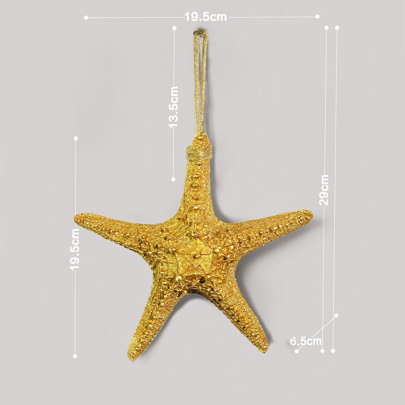 Conch Starfish Beach Decor Nautical Home Bedroom L... – Grandado