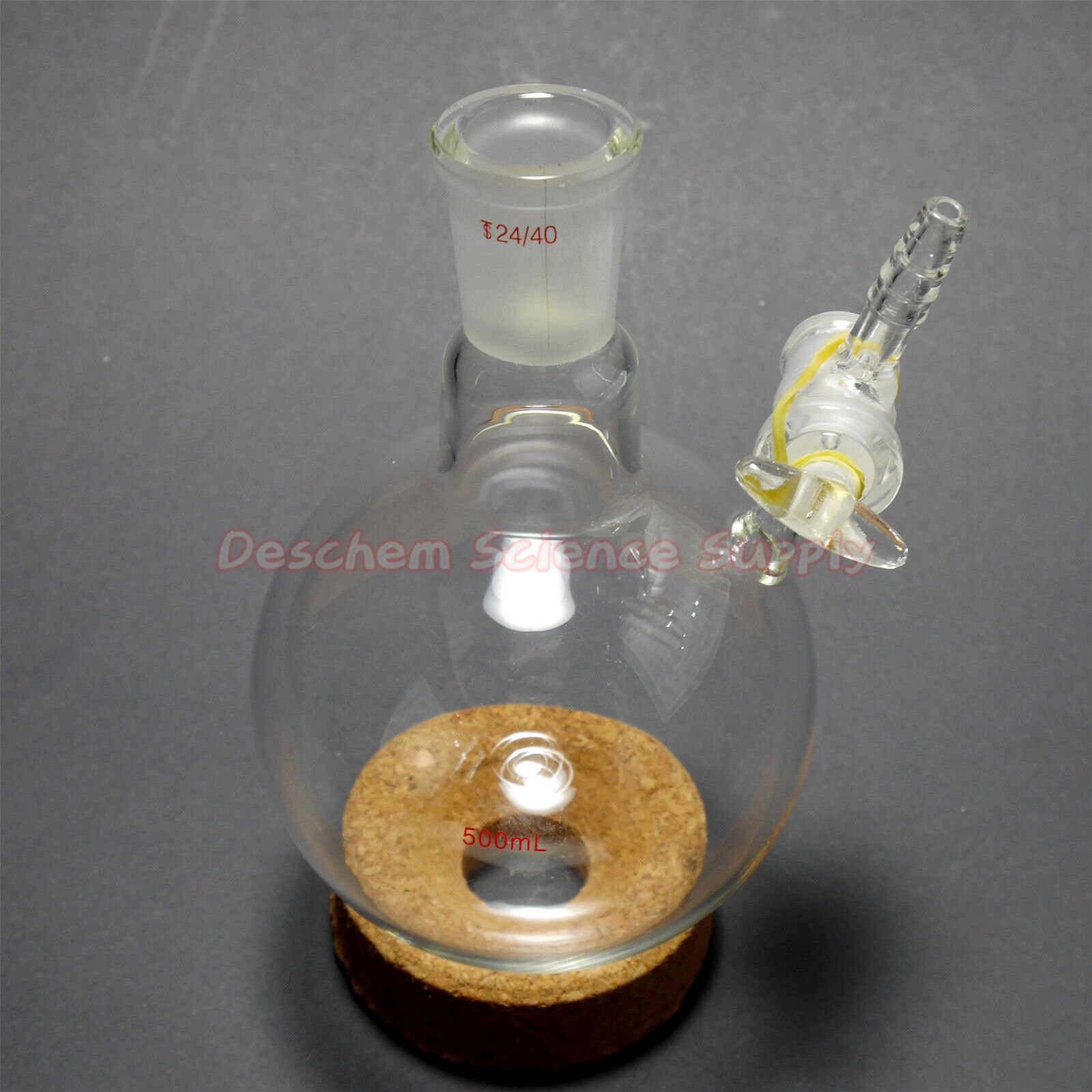 500ml 24/40 Lab Reaction Flask With Glass Stopcock... – Vicedeal