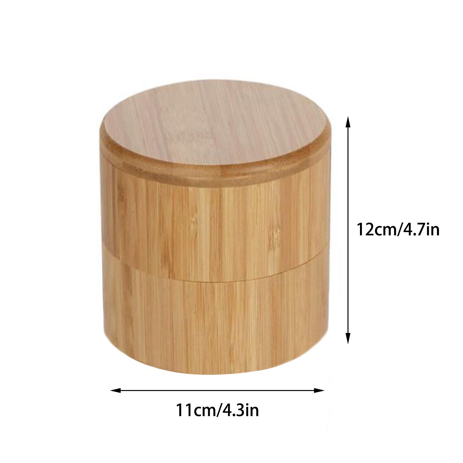 1Pcs Salt Box Storage Boxes Salt Box Wooden Bamboo... – Grandado