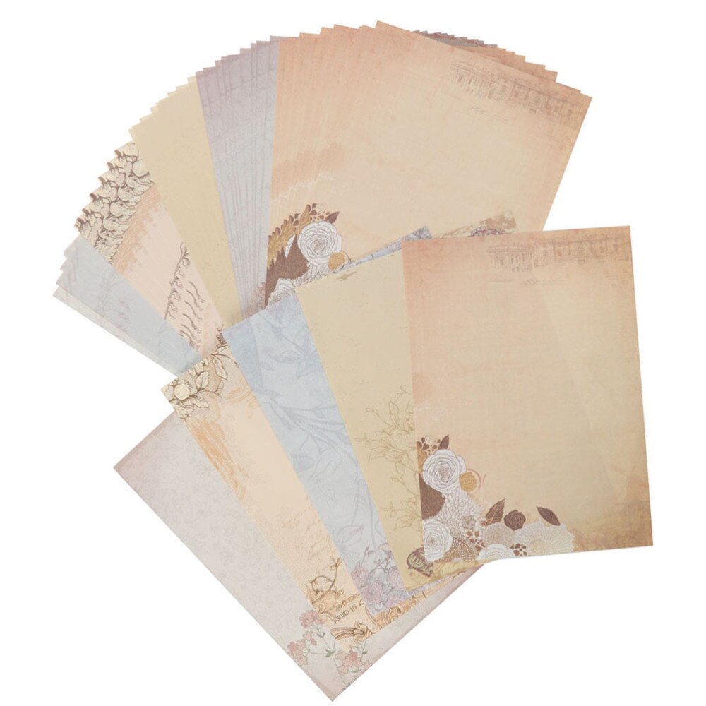 60pcs Vintage Writing Paper Country Style Note Pap... – Vicedeal