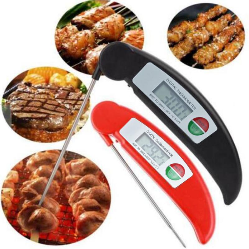 Food Thermometer Digital Display Folding Meat Ther... – Vicedeal