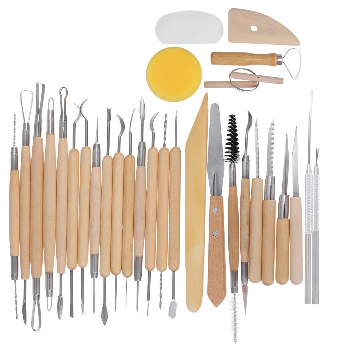 30/22/8PCS Ceramic Clay Tools Set Crafts Polymer D... – Grandado