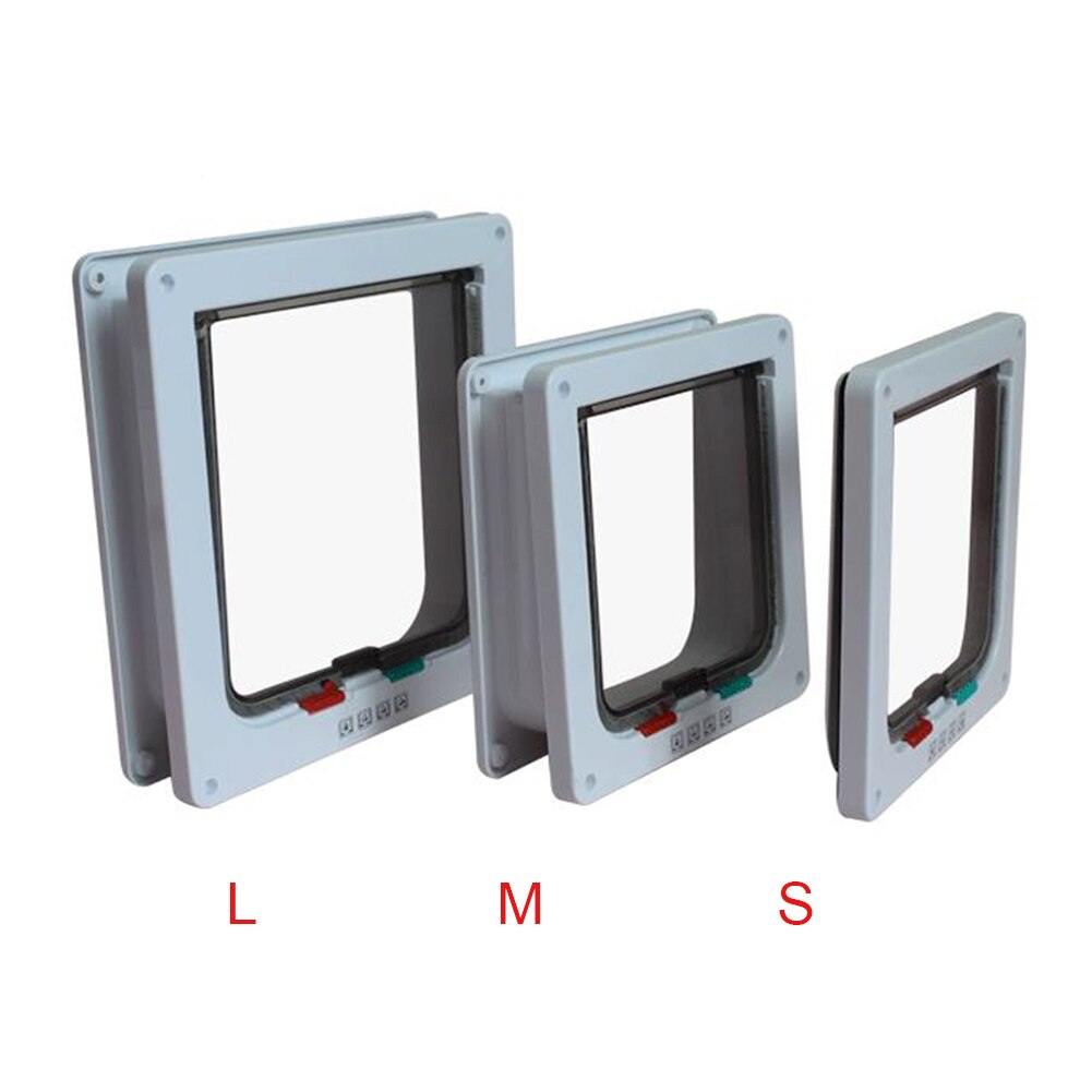 Novel Pet Cat Puppy Dog Lock Safe Flap Door Lockab... – Grandado