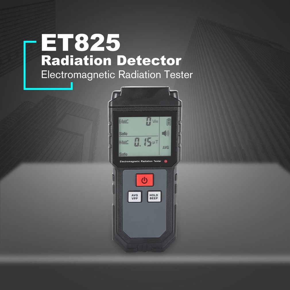 ET825 Electromagnetic Radiation Tester Wave Radiation Detector EMF ...