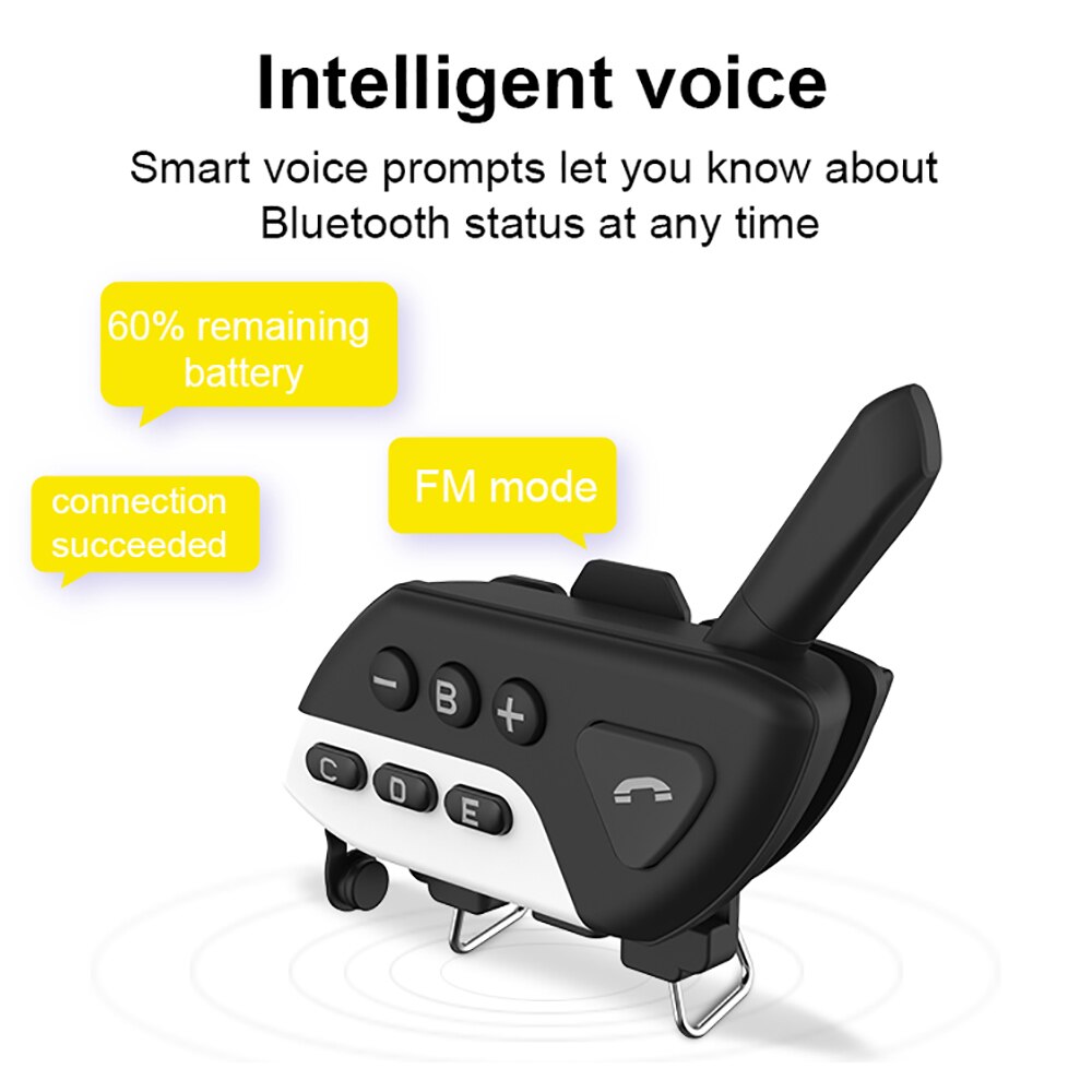 800M Motorcycle Bluetooth Intercom Helmet BT Commu... – Vicedeal