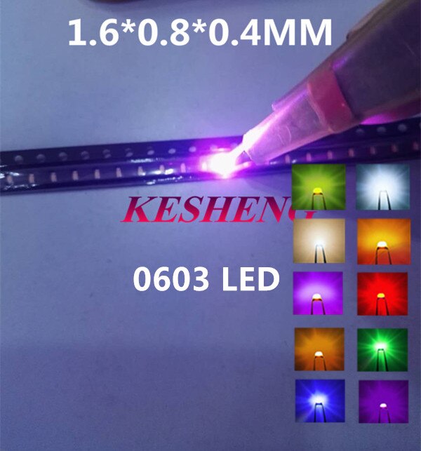 1000pcs SMD 0603 LED DIY Kit Super Bright Red/Gree... – Vicedeal