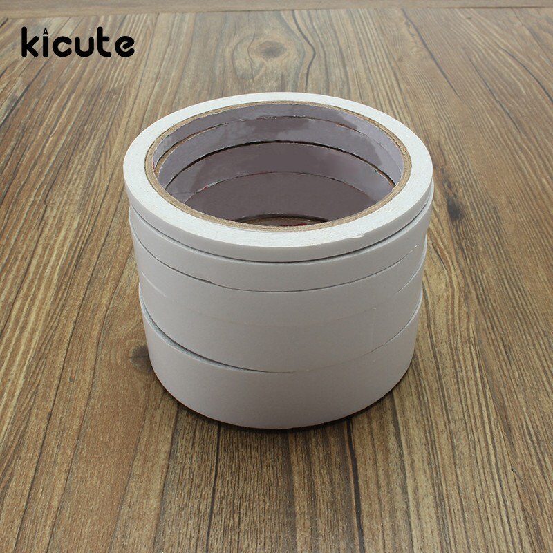 Kicute 5mm 9mm 12mm 18mm 24mm 12M White Double Sid... – Grandado