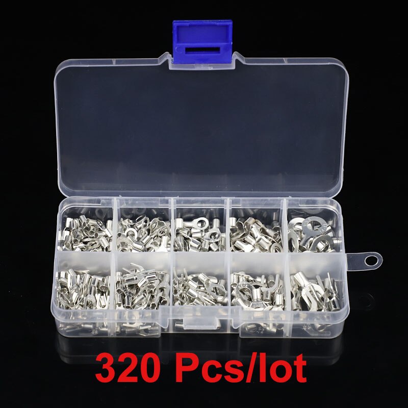 320Pcs/Box Terminals Non-Insulated Ring Fork 10 In... – Vicedeal