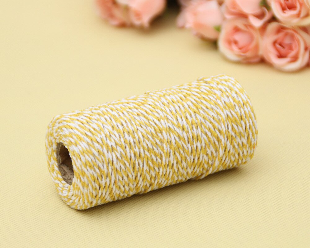 2mm/100m Double-Color Cotton Rope Twisted String U... – Grandado