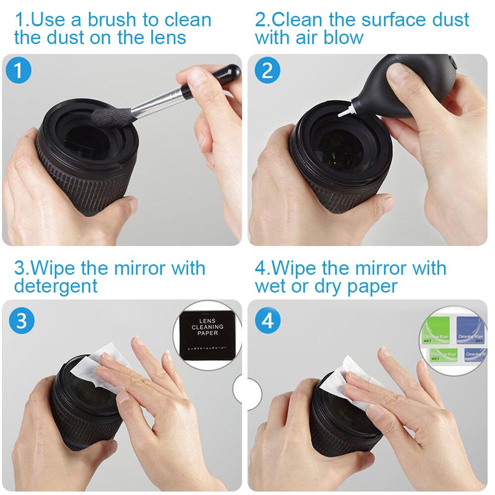 Camera Cleaning Kit Equipment Photo Clean Brush Se... – Vicedeal