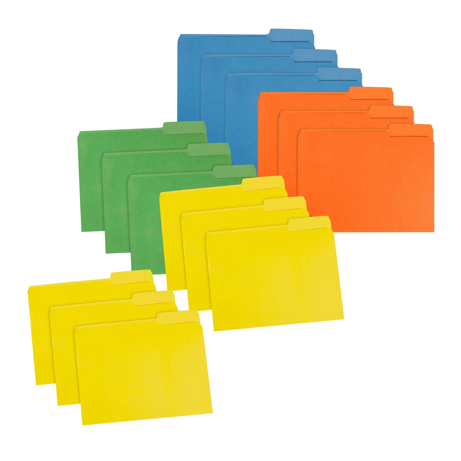 15 PCS File Folder 1/3 Cut Tab Letter Size Great f... – Vicedeal