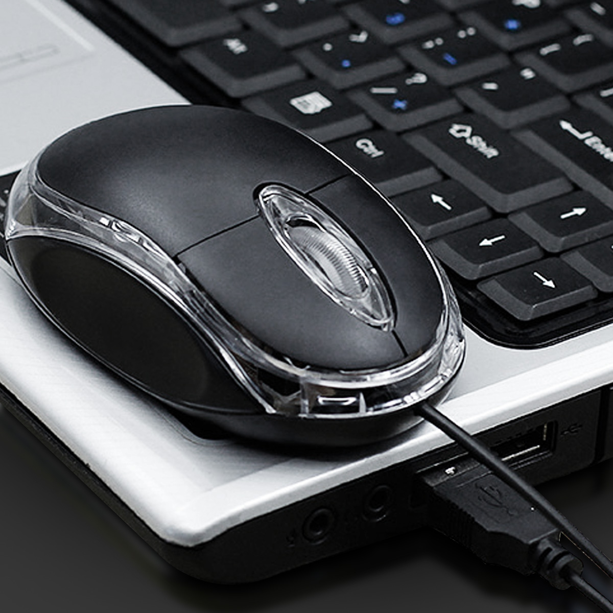 Mini USB Mouse Wired 1000 DPI Optical LED 2 Button... – Grandado