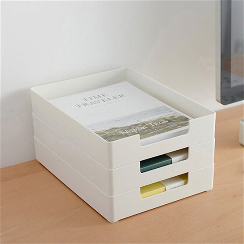 Office A4 Paper Desktop Stationery Storage Box Sta... – Grandado
