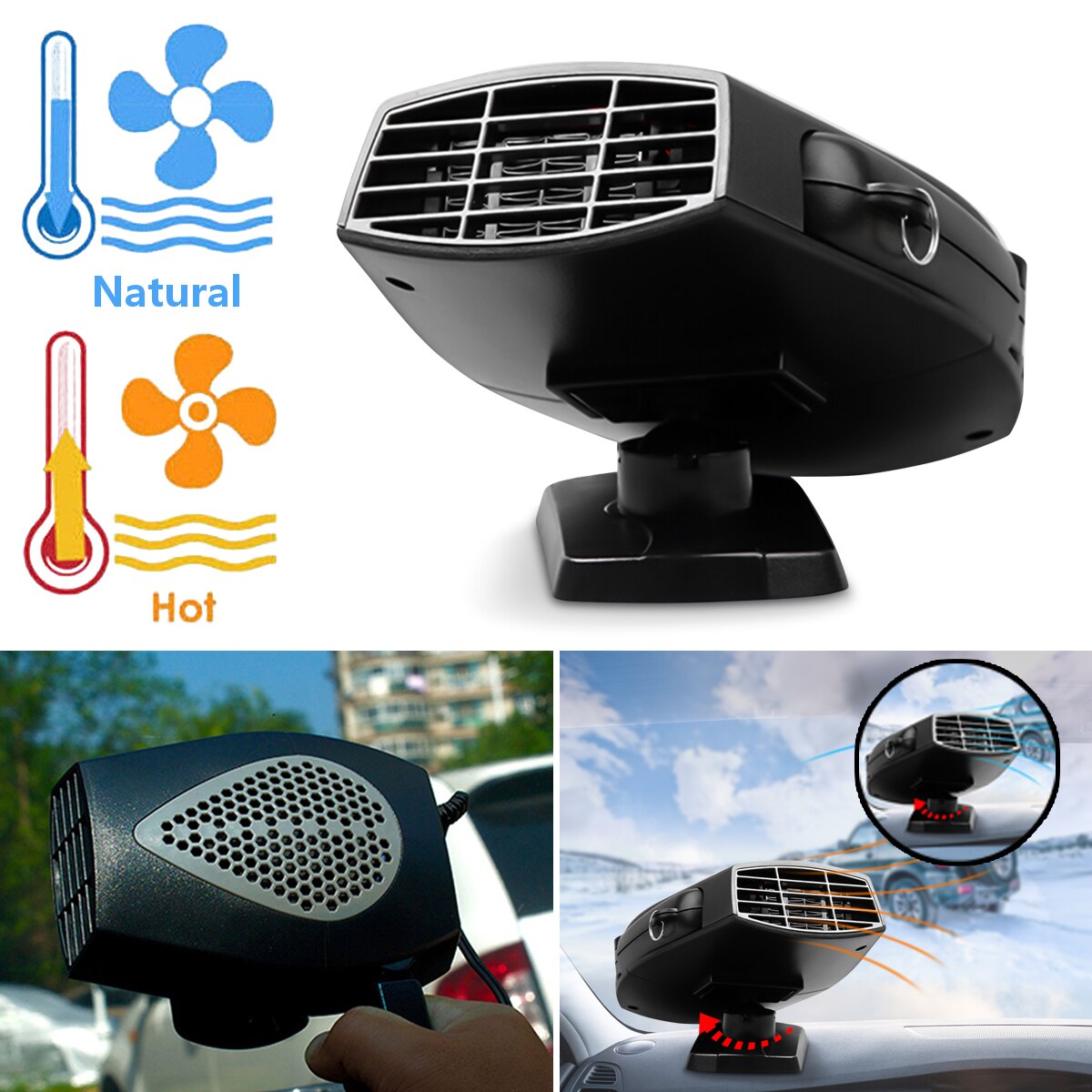 Auto Car Heater Heating & Fan Defroster Electric F... – Vicedeal