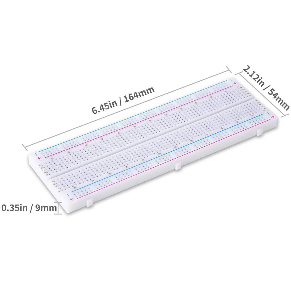 3Pcs MB-102 Breadboard 830 Point Solderless Breadb... – Vicedeal
