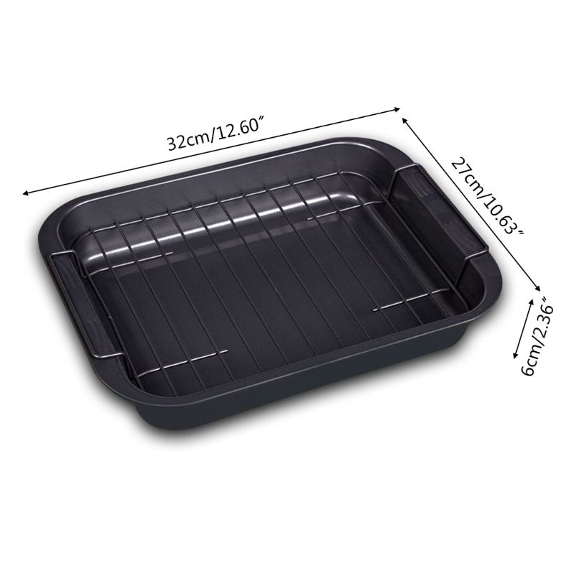 Non Stick Grilled Fish Pan Baking Tray Cake Cheese... – Grandado