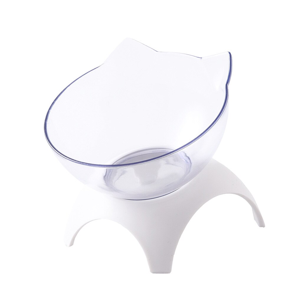 Non-slip PC Plastic Cat Bowl Double Bowls With Rai... – Grandado