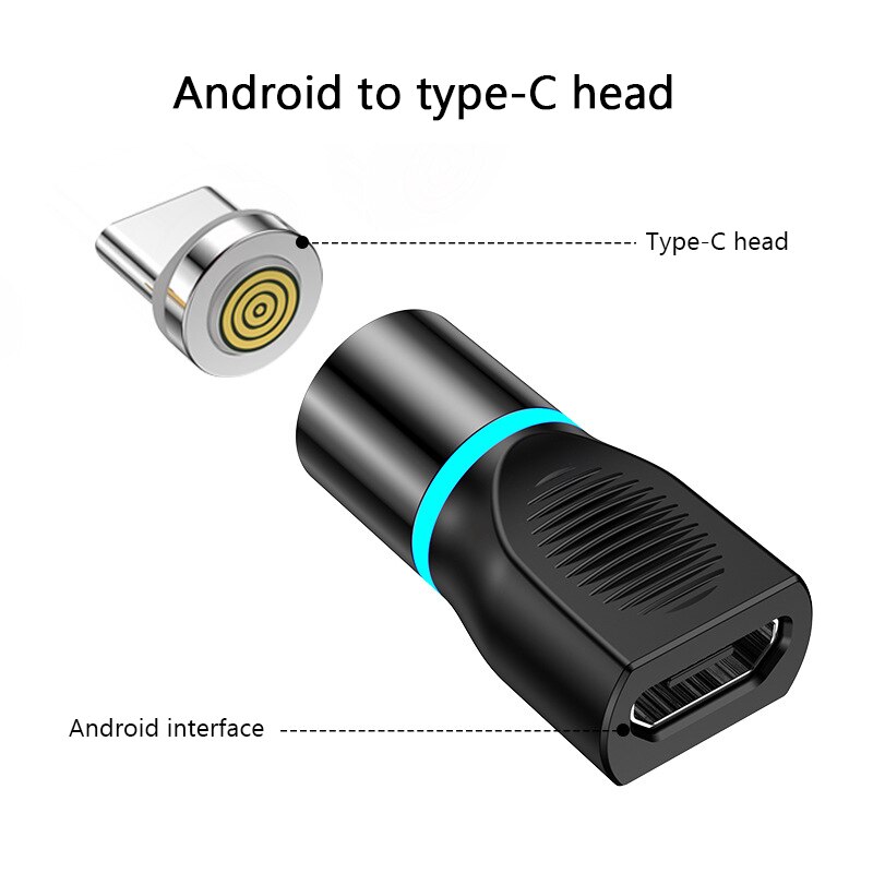 Magnetic Adapter USB-C Type-C Micro Charging Data ... – Grandado