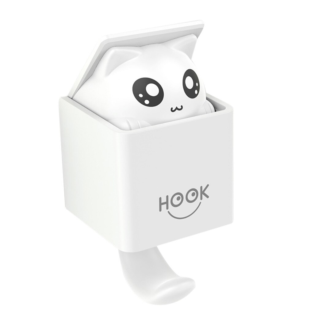 Sterke Leuke Kat Muur Haak Hanger Zuignap Handdoek... – Grandado