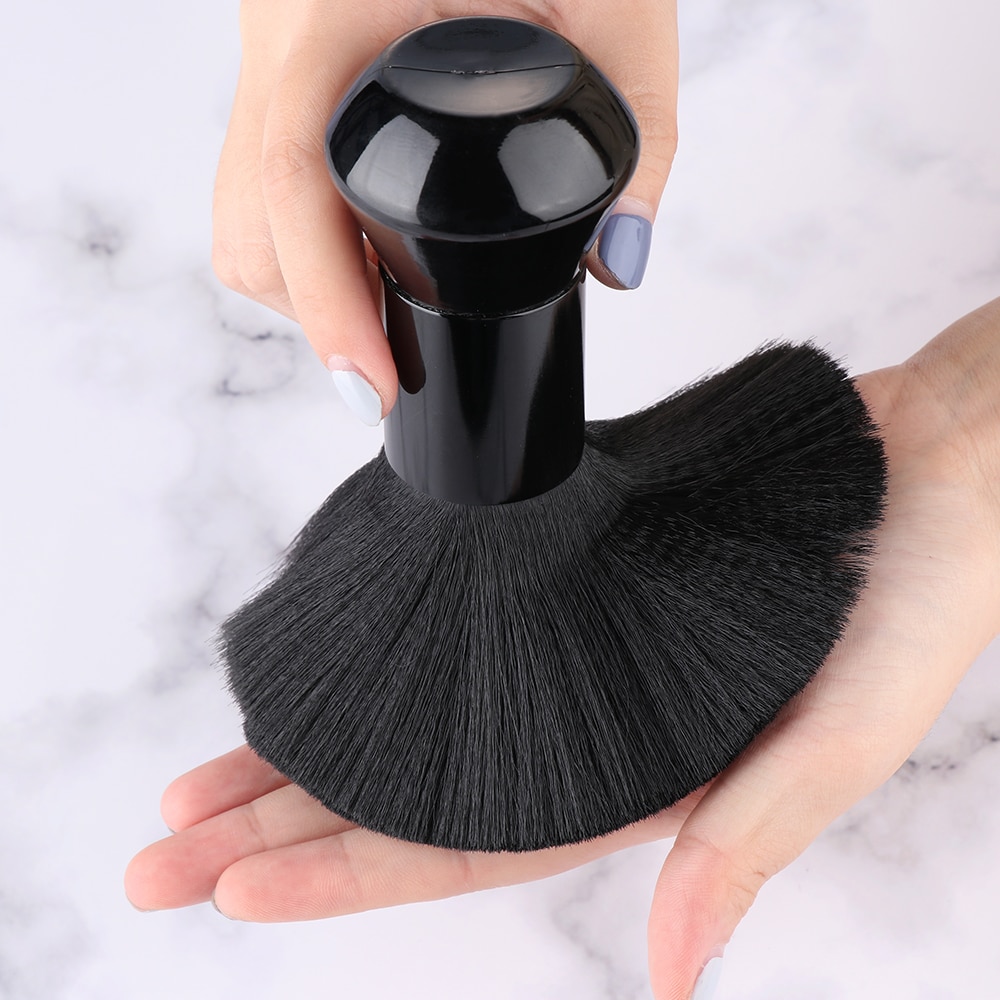 1Pc Zachte Zwarte Kapper Haar Cleaning Haarborstel... – Grandado