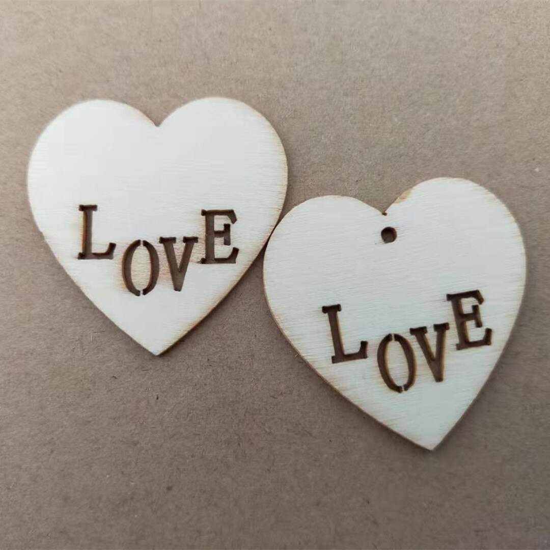 5Cm Wedding Table Scatter Creatieve Hout Hart Met ... – Vicedeal