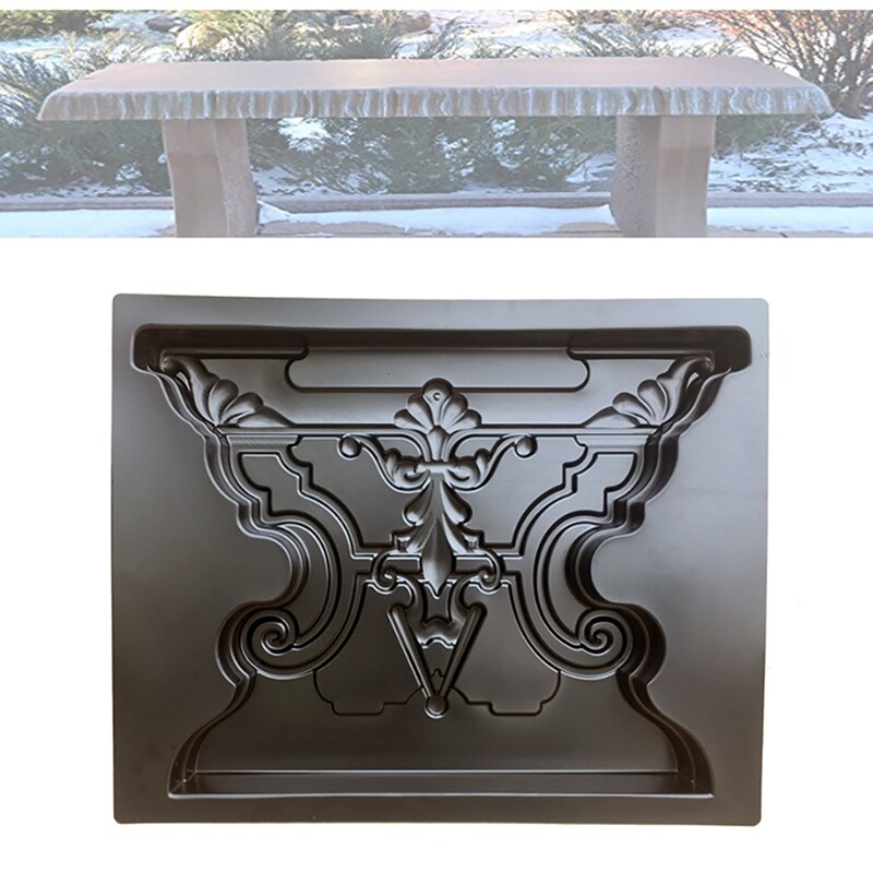 Villa Garden Simulation Stone Chair Bench Leg Mold... – Grandado