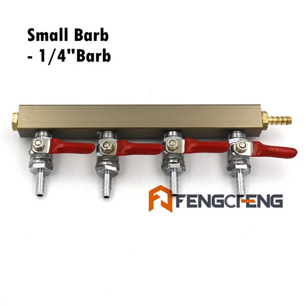 4-way Air Distributor CO2 Splitter Gas Manifold (S... – Grandado