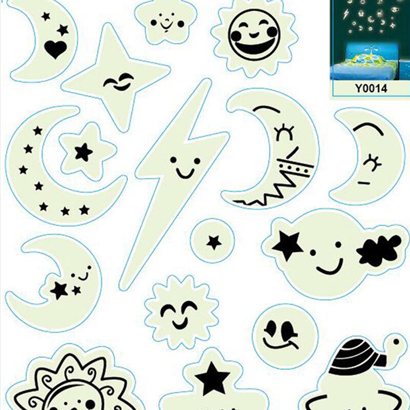 Lovely Wall Stickers For Kids Room Cute Stars Lumi... – Grandado