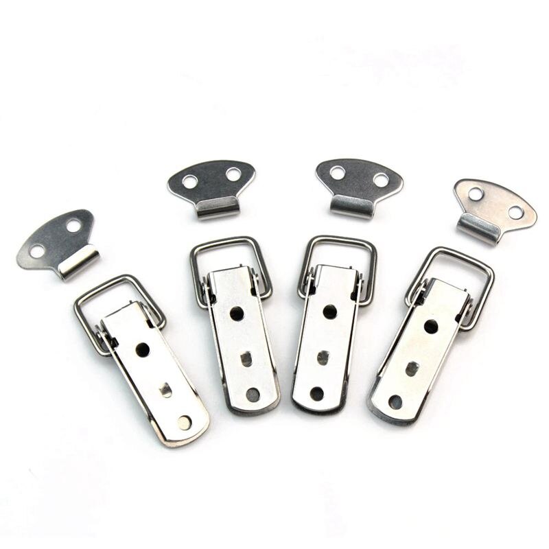 4 Set Stainless Spring Loaded Toggle Case Box Ches... – Grandado