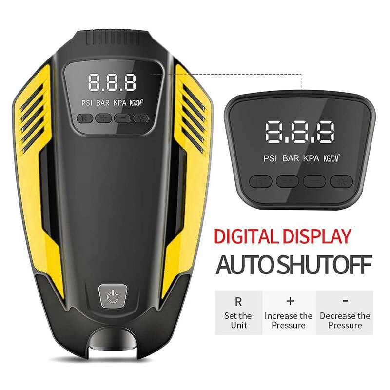 Portable Air Compressor Tire Inflator Dc 12V Lucht... – Vicedeal