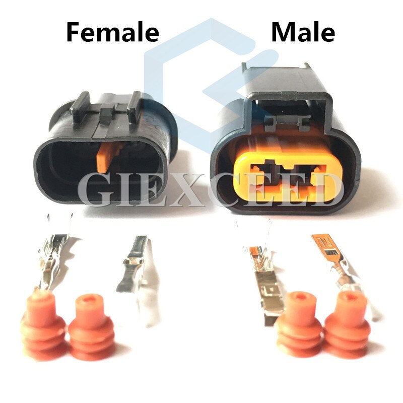 2 Sets 2 Pin PB625-02027 Automotive ABS Sensor Plu... – Grandado