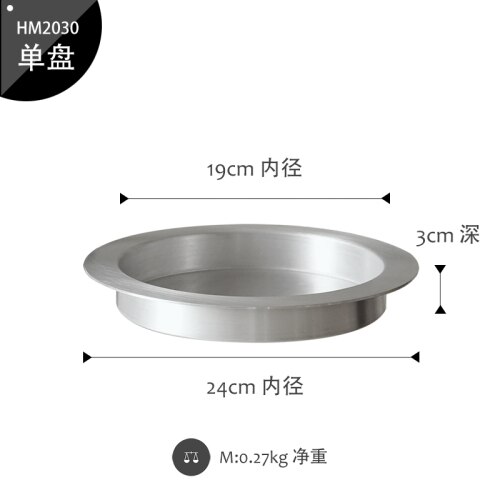 Aluminum plate food photo props metal tray coffee ... – Grandado