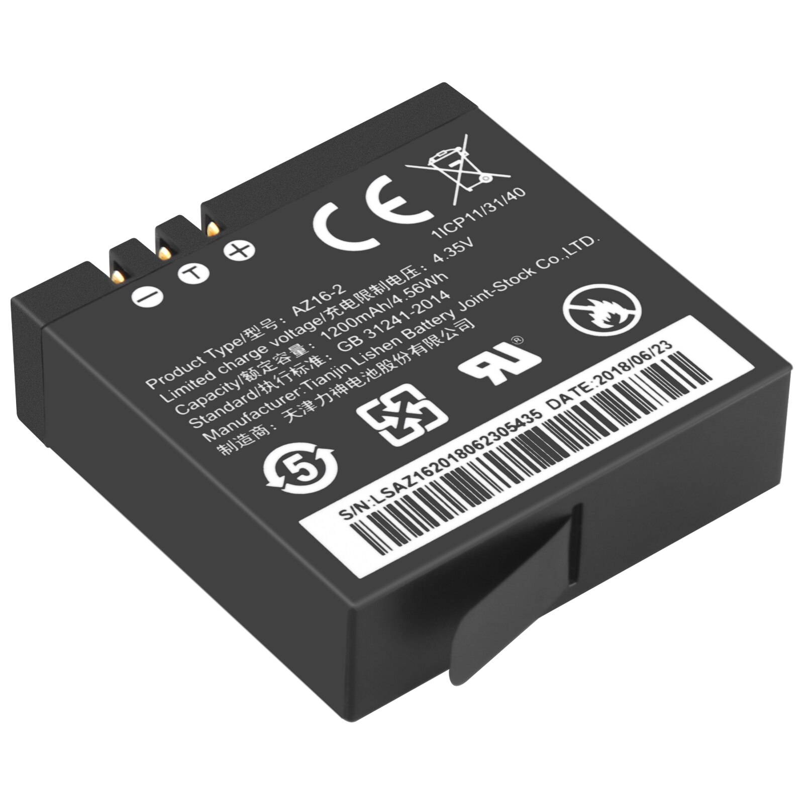 4pcs 1200mah Original For Xiaomi YI lite / YI 2 / ... – Grandado