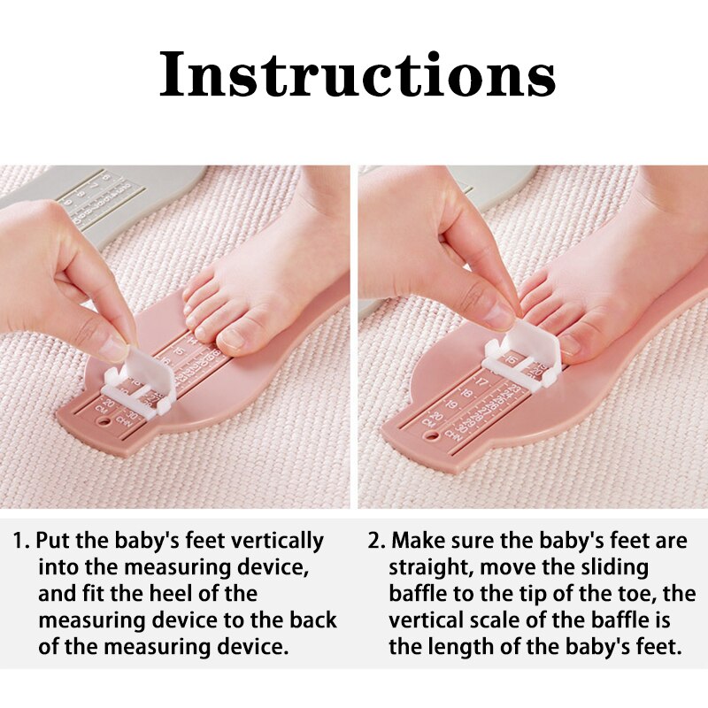 Baby Foot Ruler Foot Length Measuring Calculator 5... – Grandado
