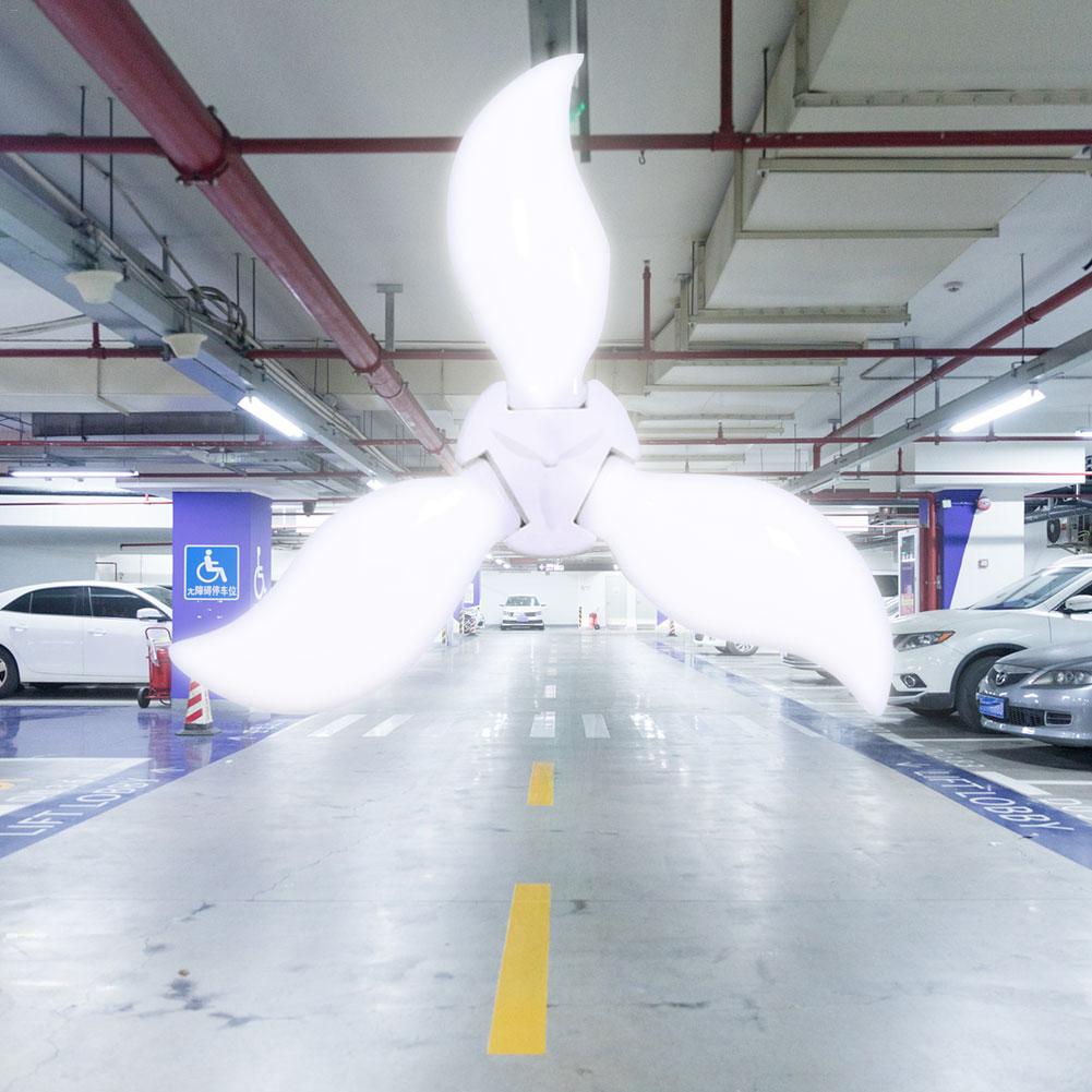 Led Highbay Deformable Three-blade Garage Light 45... – Grandado